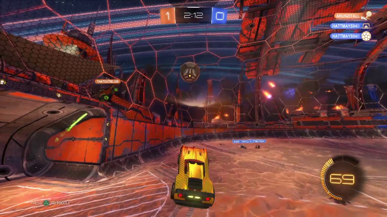 Beating rlcs season 1 contender kuniv - YouTube