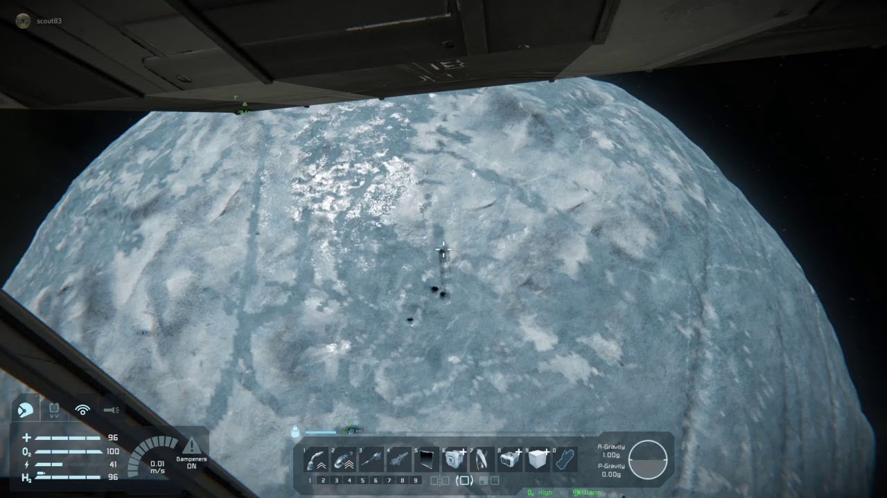 Skimming Ice- Space Engineers Stream - YouTube