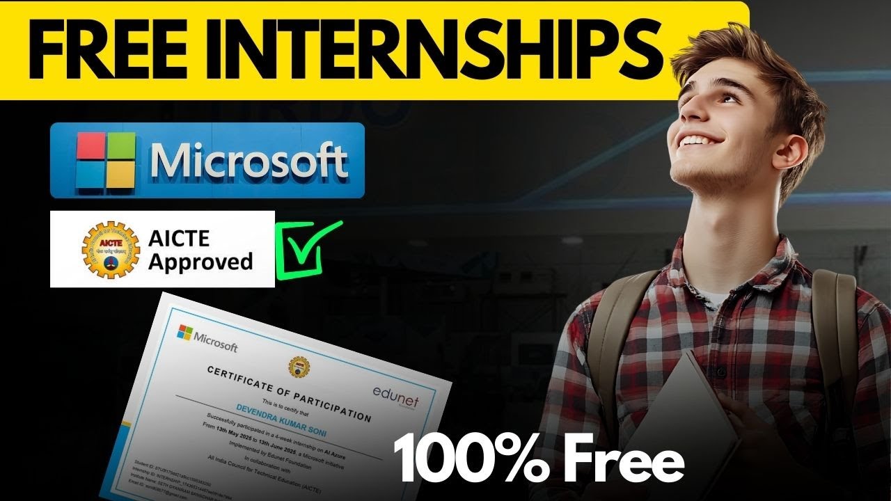 Microsoft Free Online Internship 2026 😍 | Elevate Program | AICTE ...