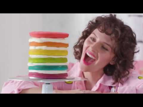 How to Make Flour Shop's Rainbow Explosion Cake | Williams Sonoma - YouTube
