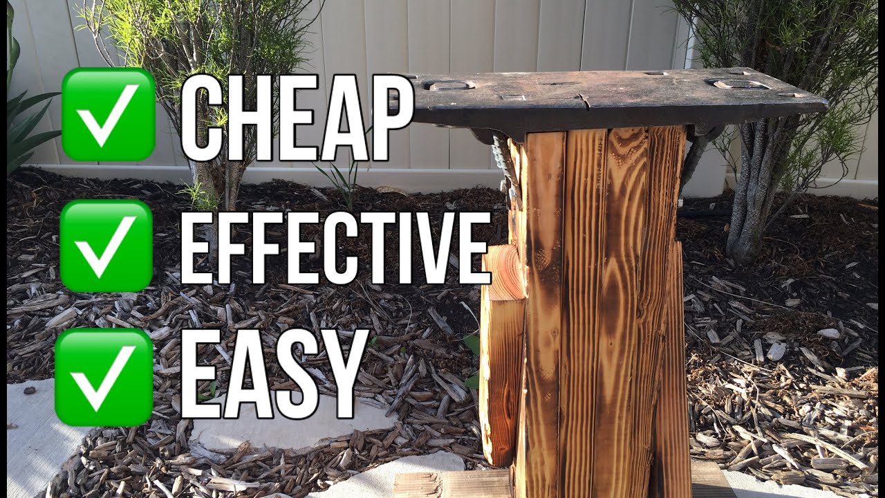 Making a Beginner Blacksmith's Anvil/Striking Anvil - YouTube