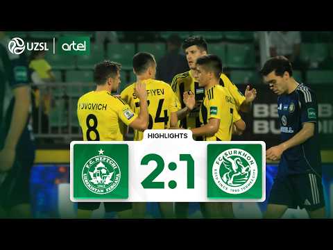Superliga 21-tur. Neftchi - Surxon bahsida kiritilgan gollar va xavfli vaziyatlar (Highlights)
