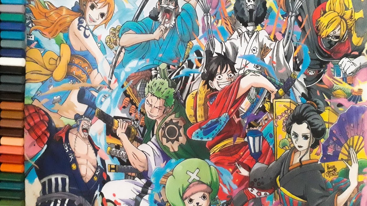 DRAWING MUGIWARAS!☠ - YouTube