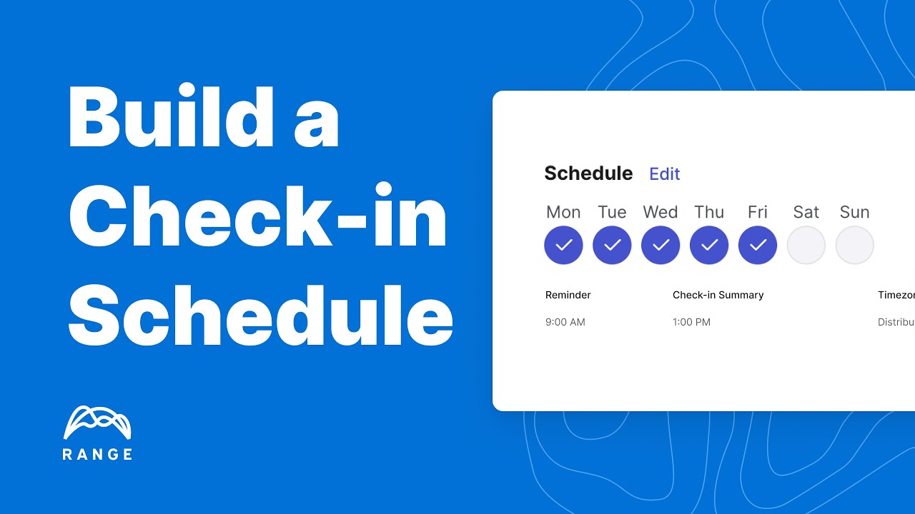 Getting Started With Check-in Schedules - YouTube