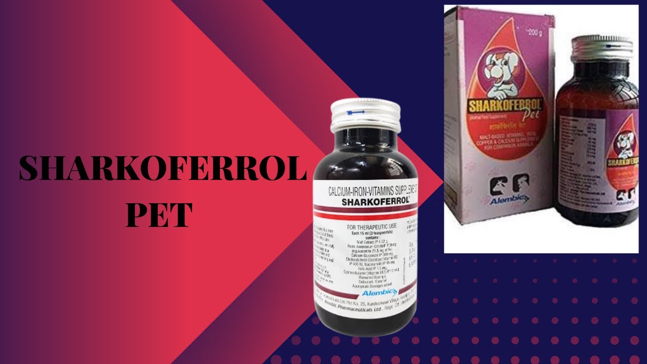 SHARKOFERROL PET is supplement for bone growth healthy skin and timely ...