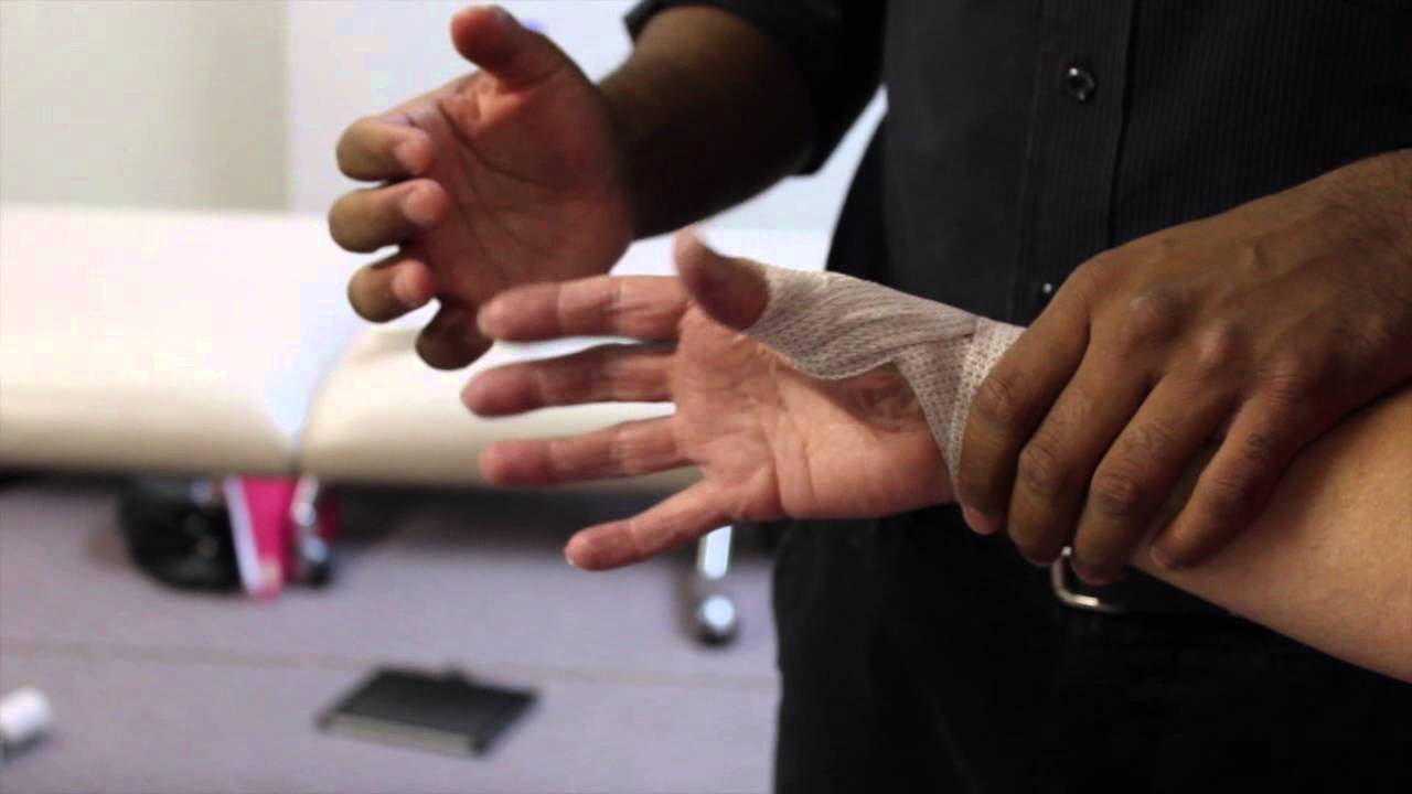 How to tape a thumb to stop it bending back my Physio SA Adelaide ...