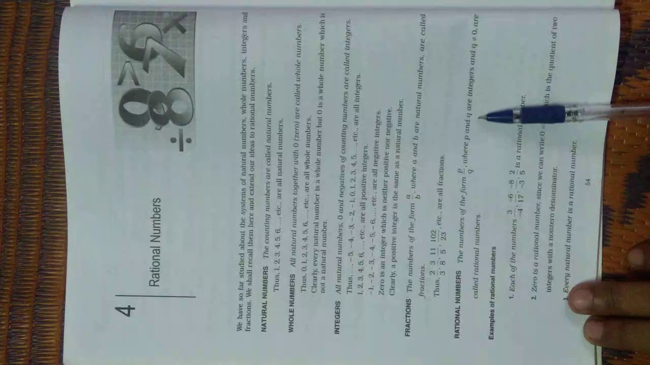 Introduction - (Chapter - 4 Rational Numbers) - YouTube