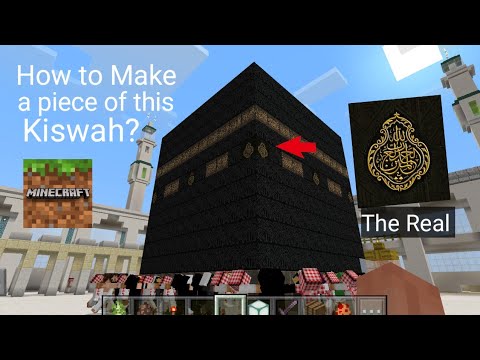 HOW TO MAKE KISWAH OF KAABA IN MINECRAFT - YouTube