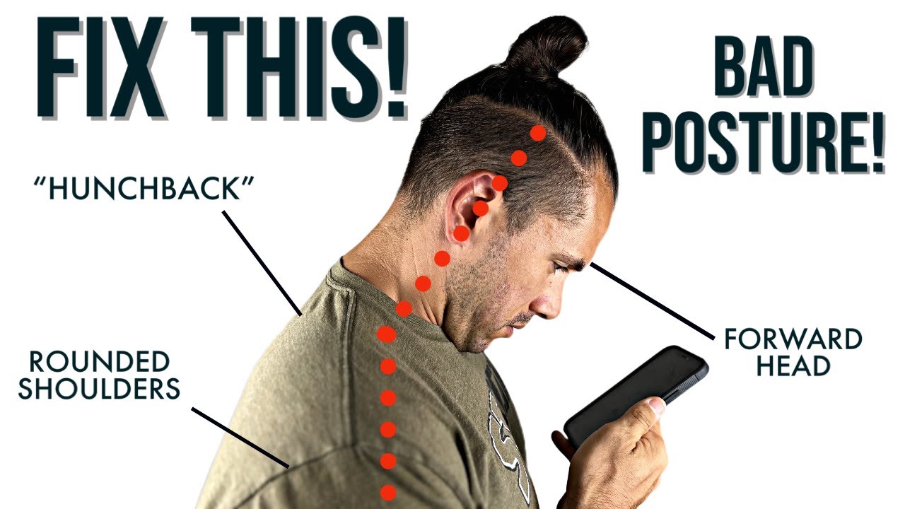 How to REVERSE "Bad" Posture From Texting! (5 Min/Day Corrective ...