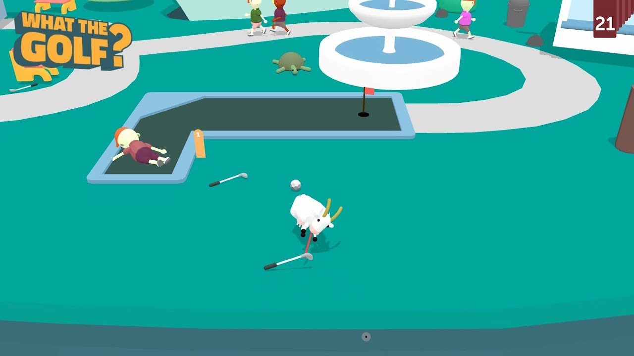 GOLF A GOAT trailer - WHAT THE GOLF? ️GOAT SIMULATOR - YouTube