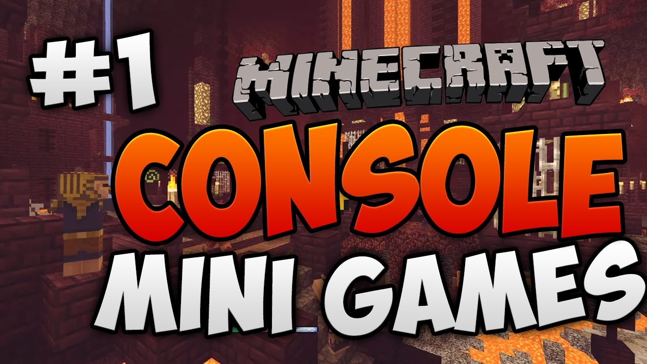 CONSOLE MINECRAFT MINI GAMES! - YouTube