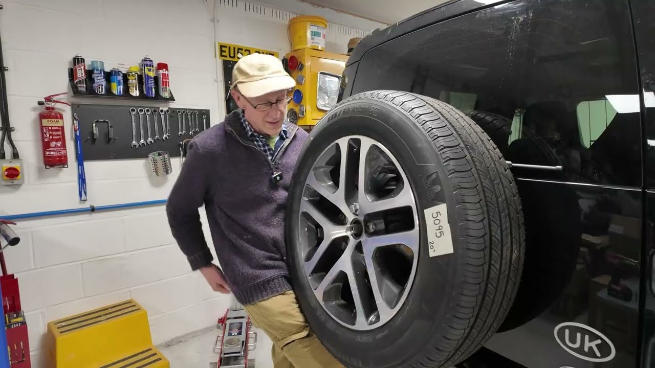 New Land Rover Defender L663 Spare Wheel Lock Kit - Relaunch with ...