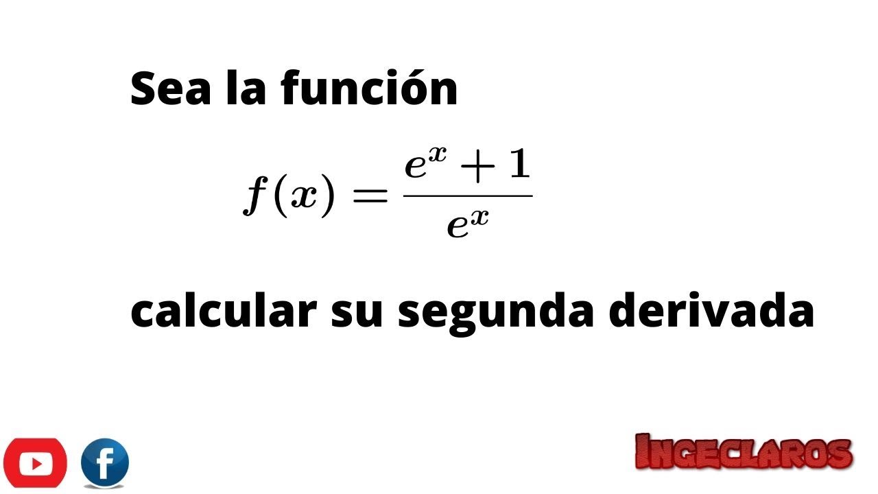 Cómo calcular derivadas de segundo orden - YouTube