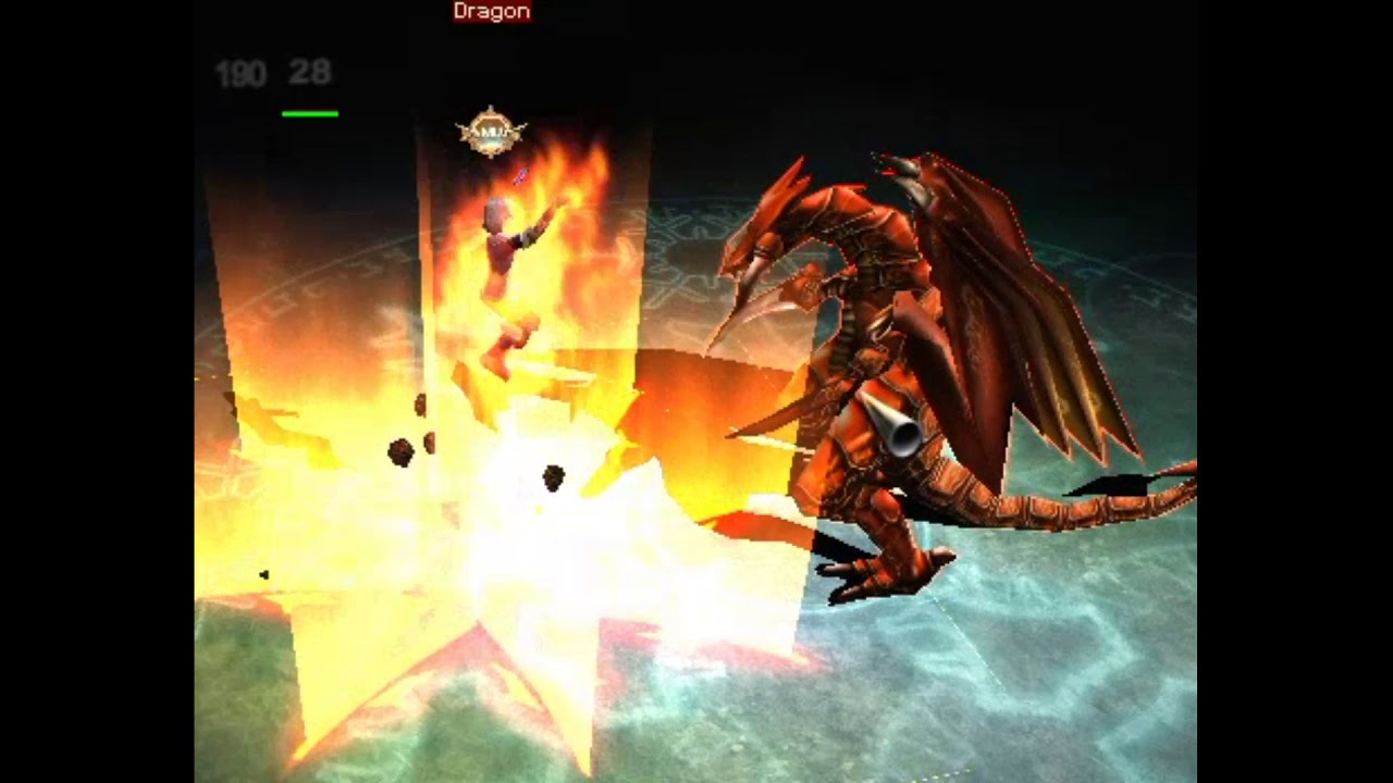 Mu Online Dark Wizard Skill Hell Fire - YouTube