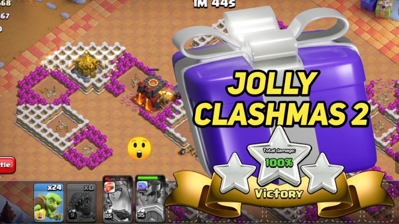 Jolly clashmas challenge 2 - YouTube