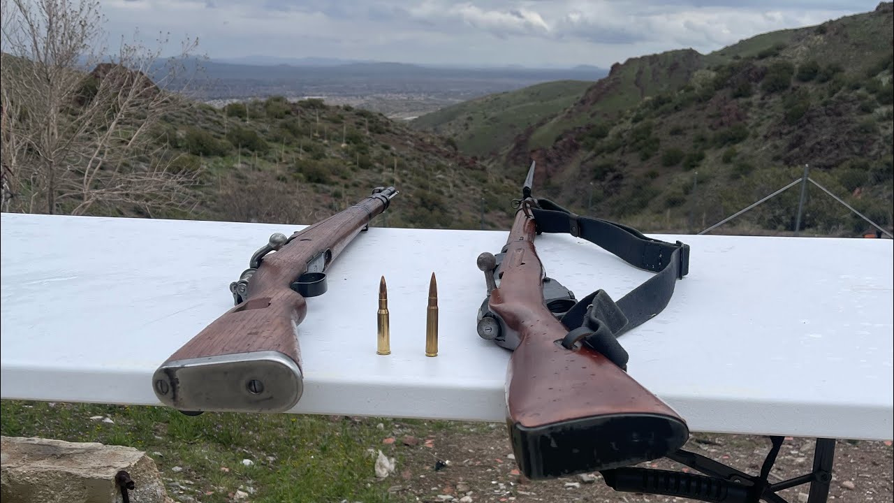 Mauser vs Mosin , 8mm vs 762x54r - YouTube