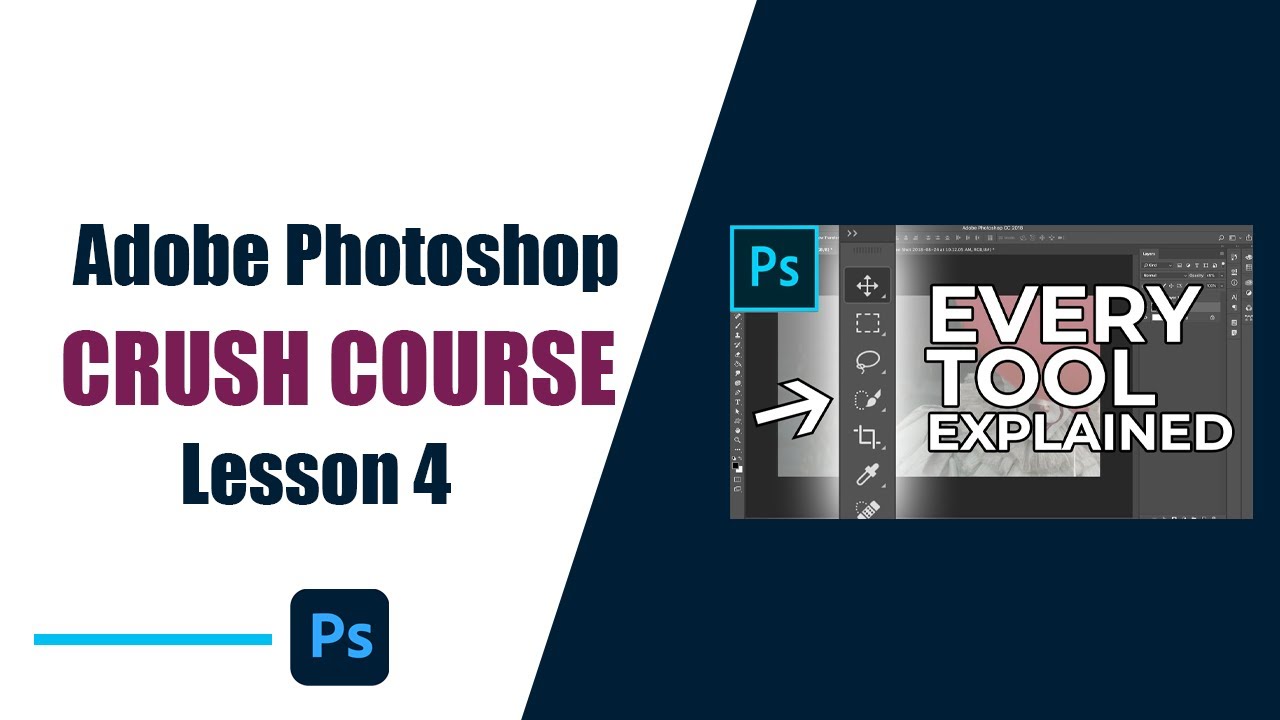 hOW TO ADD TEXT IN ADOBE PHOTOSHOP - LESSON 4 | MARSHA CREATIVES - YouTube