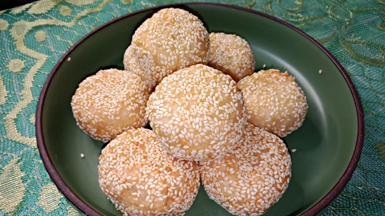 Resepi Kuih Tradisional Bom Bijan|Rangup Di luar Lembut Dan Kenyal di ...