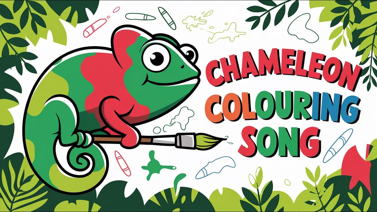“The Colorful Chameleon Song: A Rainbow Adventure for Kids” #learning # ...