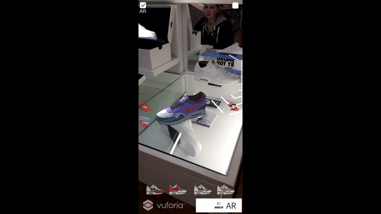 Demo - Nike ID Augmented reality - YouTube