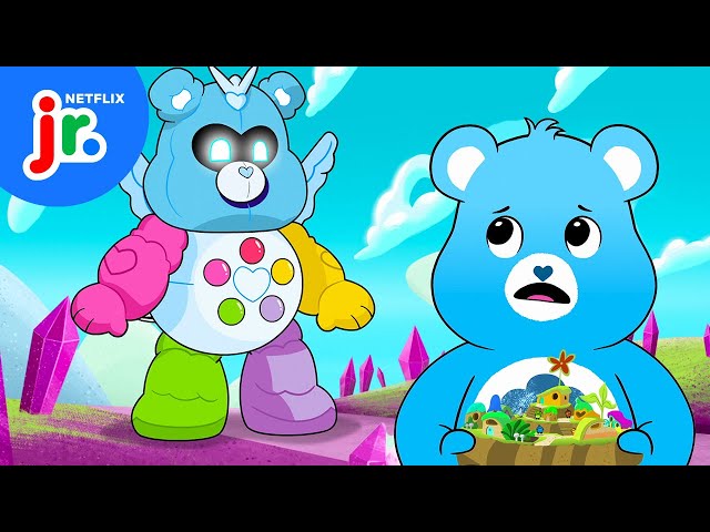 Grumpy Grows GIANT 🌧️💙 Care Bears: Unlock the Magic | Netflix Jr ...