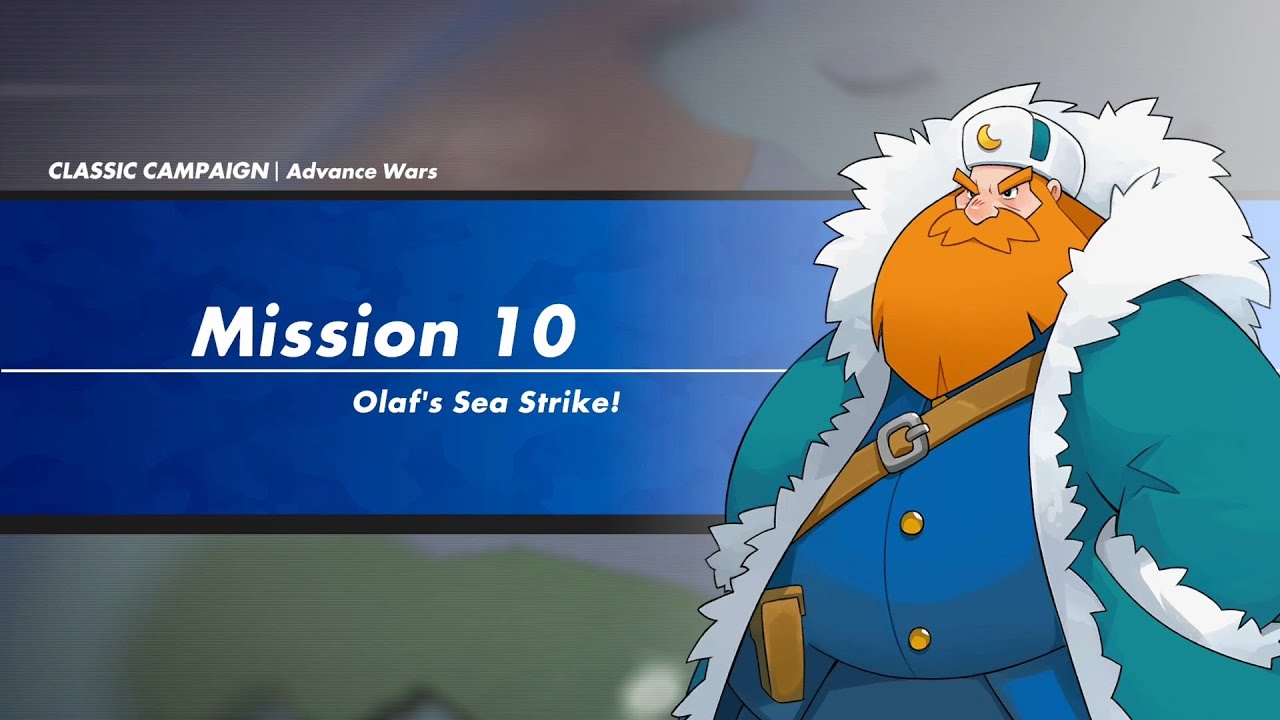 Advance Wars 1+2: Mission 10 (Olaf's Sea Strike with Andy) - YouTube