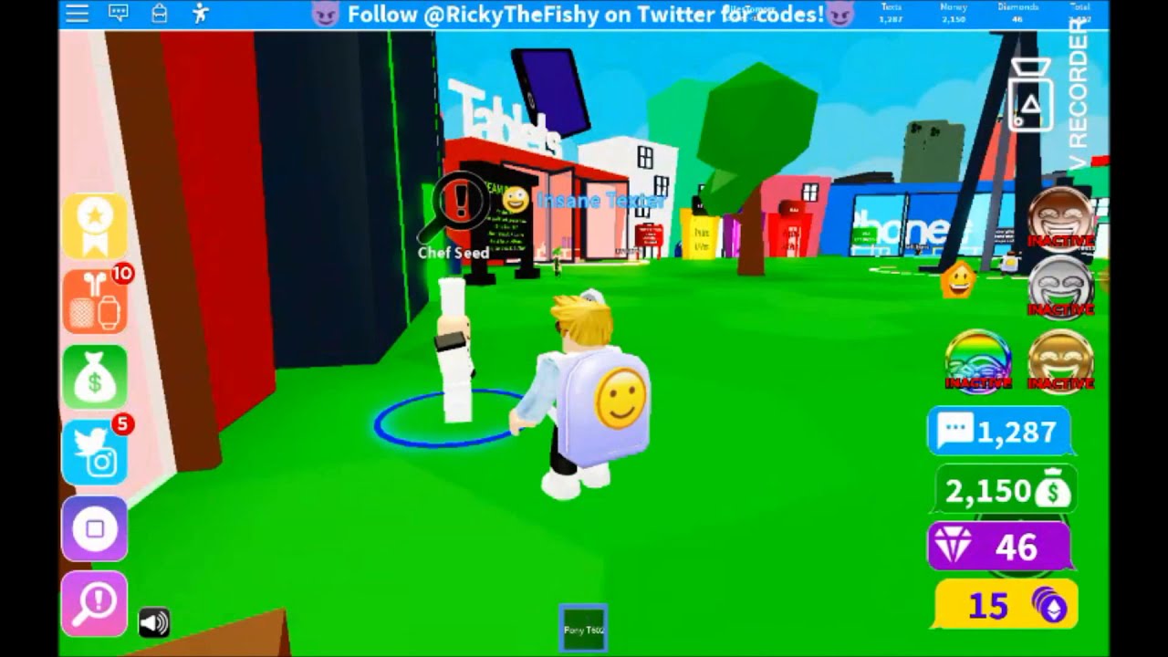 Playing Texting Simulator on Roblox EPHONE 11 - YouTube