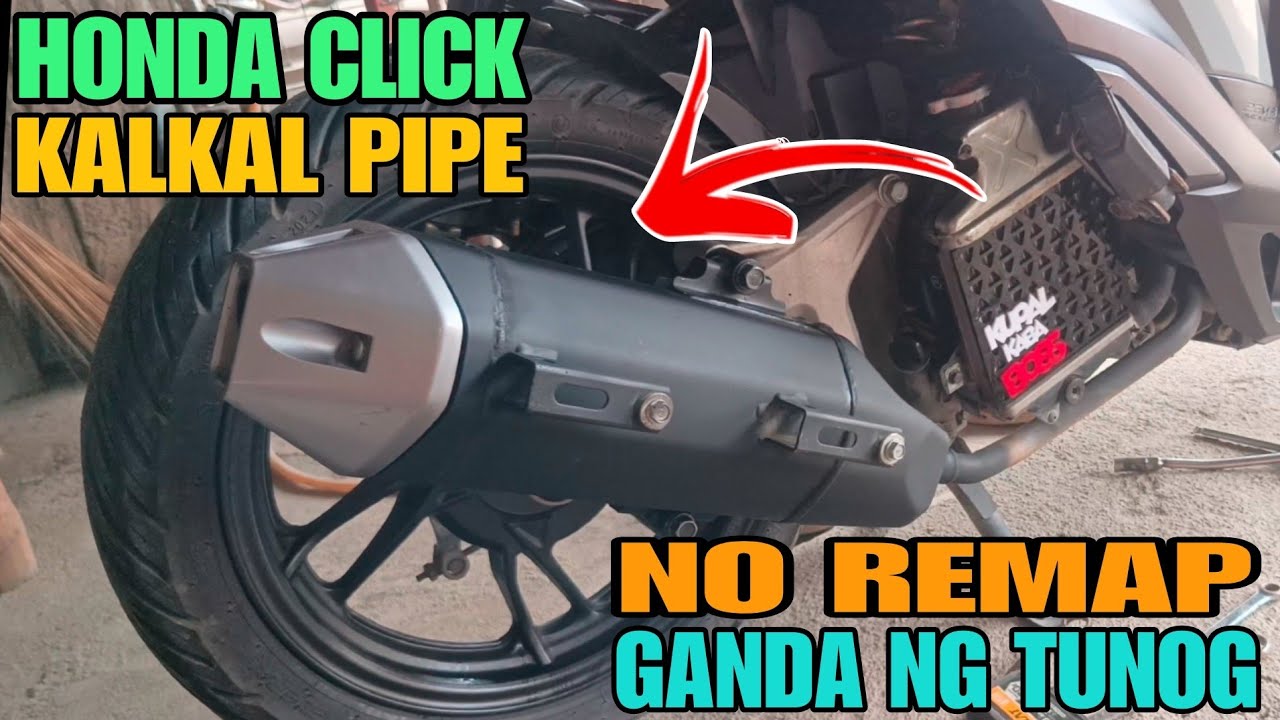 HONDA CLICK 125 KALKAL PIPE FULL PROCESS - GANDA NG TUNOG QUALITY 🤙 ...