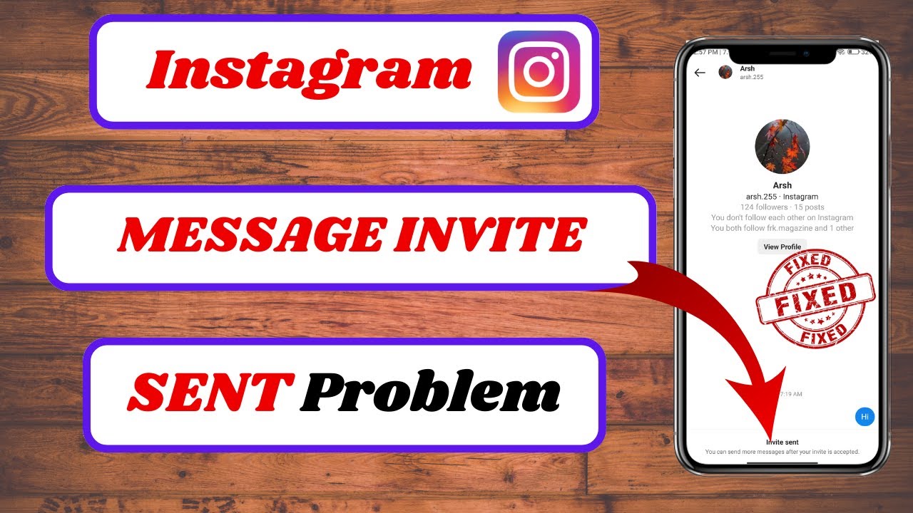 instagram invite sent problem message|instagram message invite sent ...