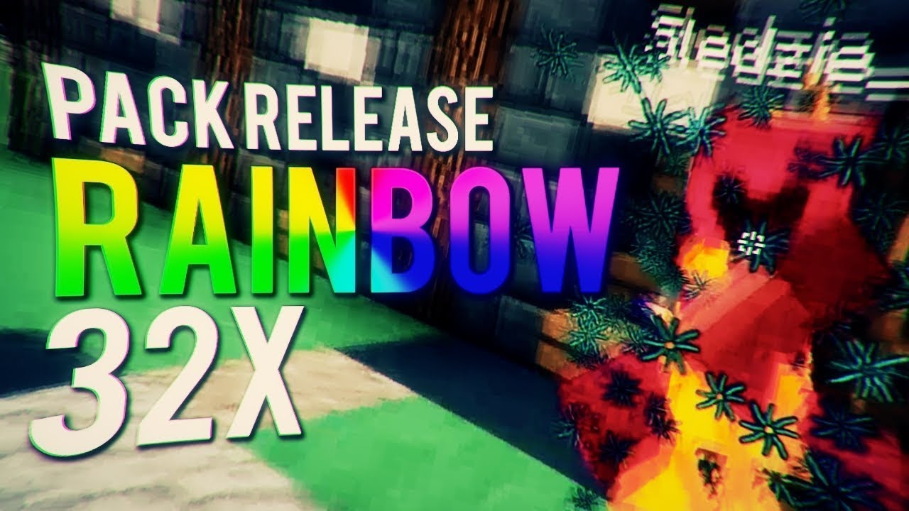 Rainbow Texturepack 32x (Animated) | FPS Pack Release [+1000 FPS] - YouTube