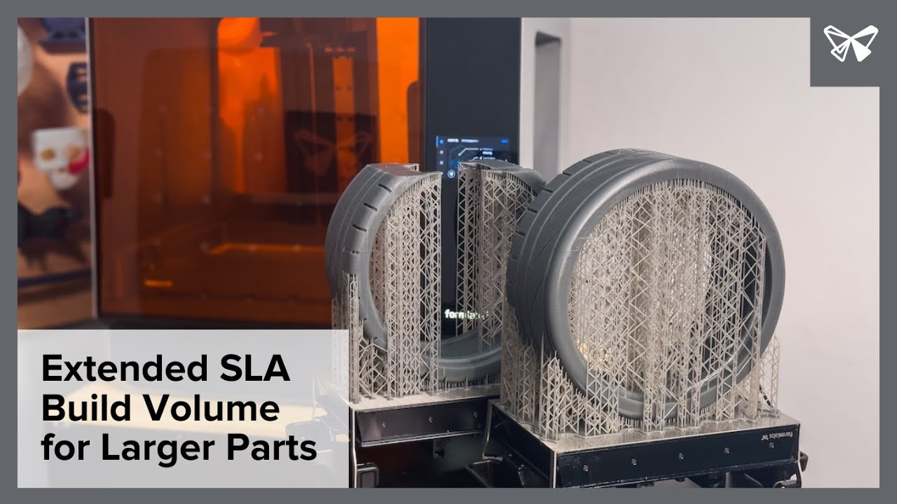 Extended SLA Build Volume for Larger Parts - YouTube