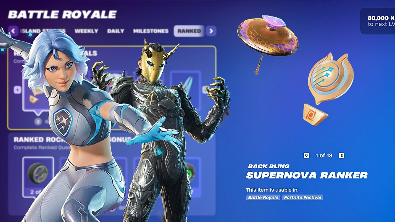All FREE Ranked Rewards - Fortnite: SUPER Ranked - YouTube