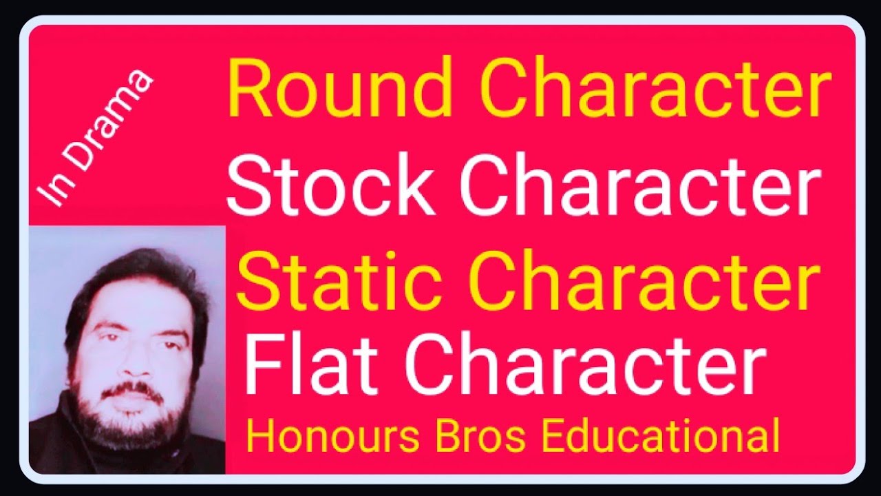 Round Character Flat Character Stock & Static Character explained in ...