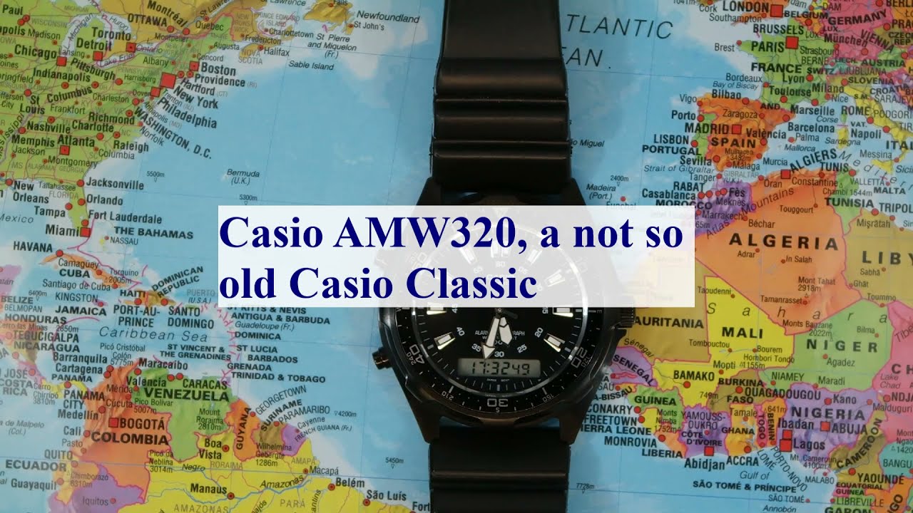 Casio AMW320 stealth model! - YouTube