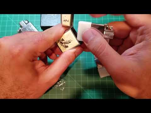 Zippo Slim Butane Insert Jet Flame - YouTube