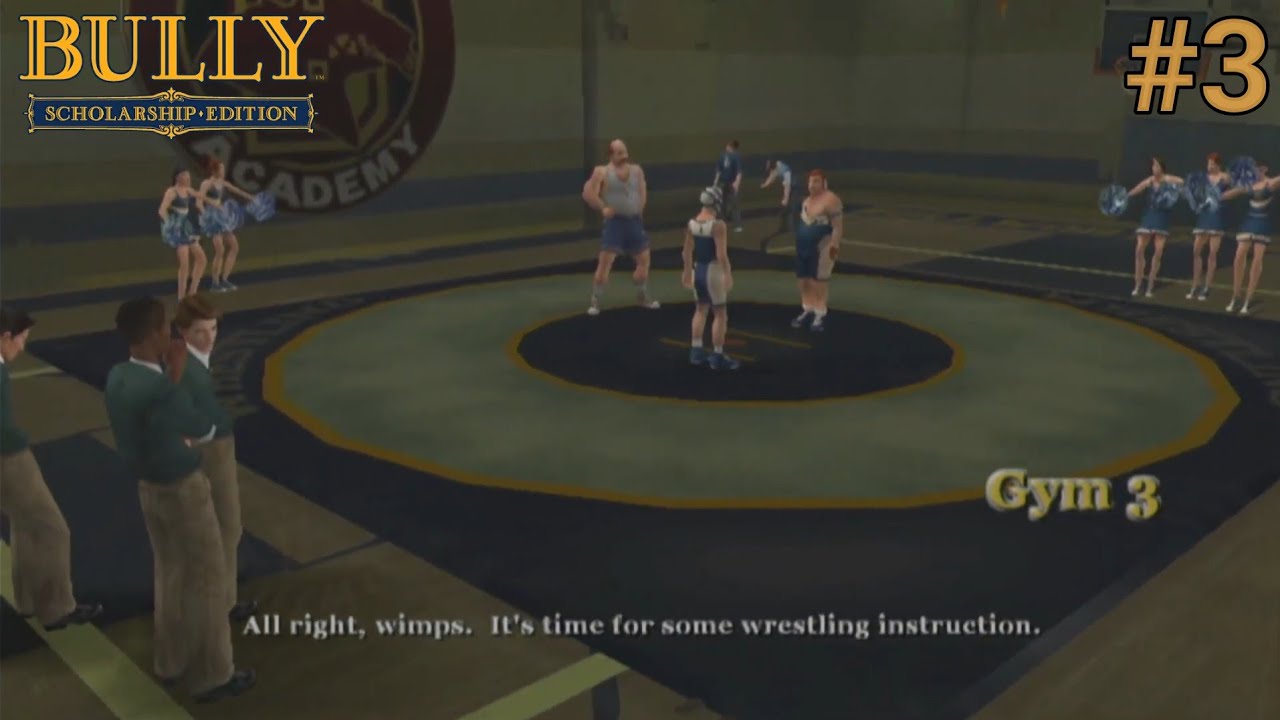 BULLY | GYM CLASS #3 | Wrestling Instructions | Knee Drop Unlocked ...