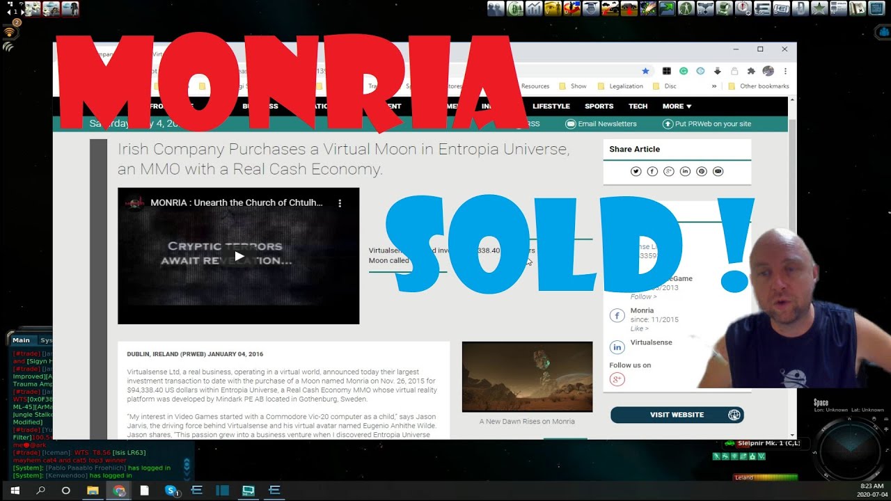 Monria Sold update Entropia - YouTube