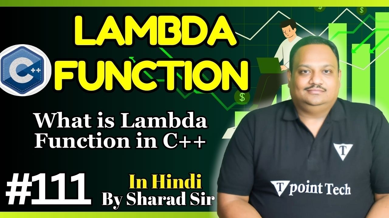 #111 Lambda function in C++ | What is Lambda Function in C++ with Example? | Tpoint Tech - YouTube