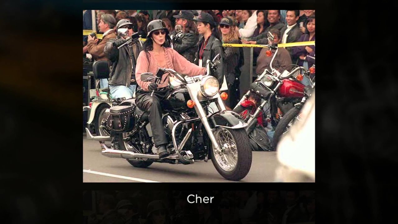 famous females that ride motorcycles - YouTube