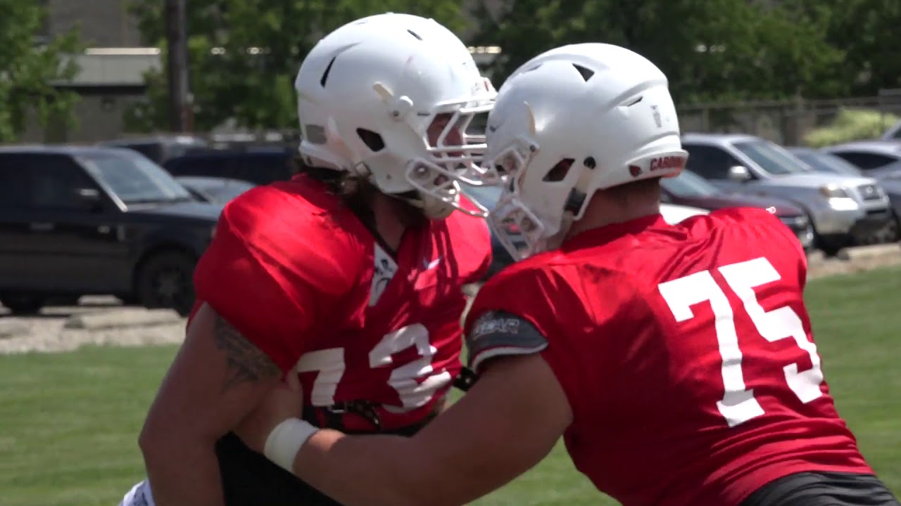 Football: Kyle DeVan Talk Offensive Line - YouTube