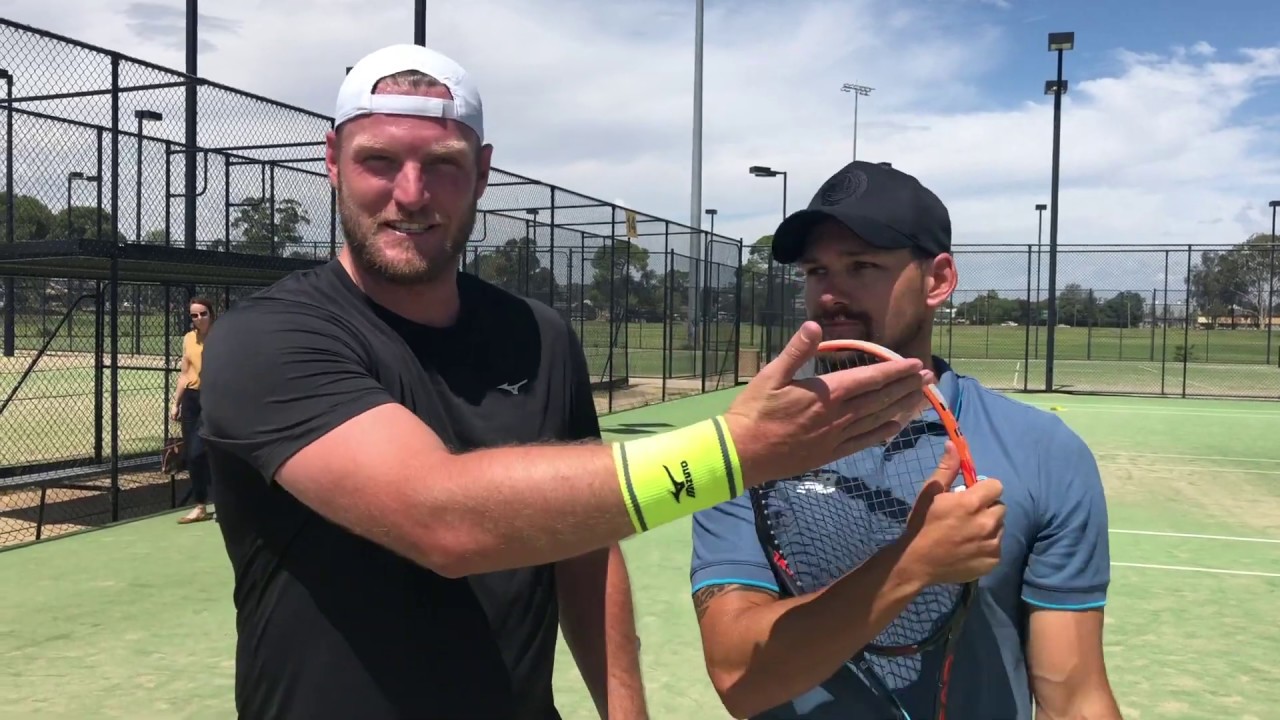 Serving tip with Sam Groth - YouTube