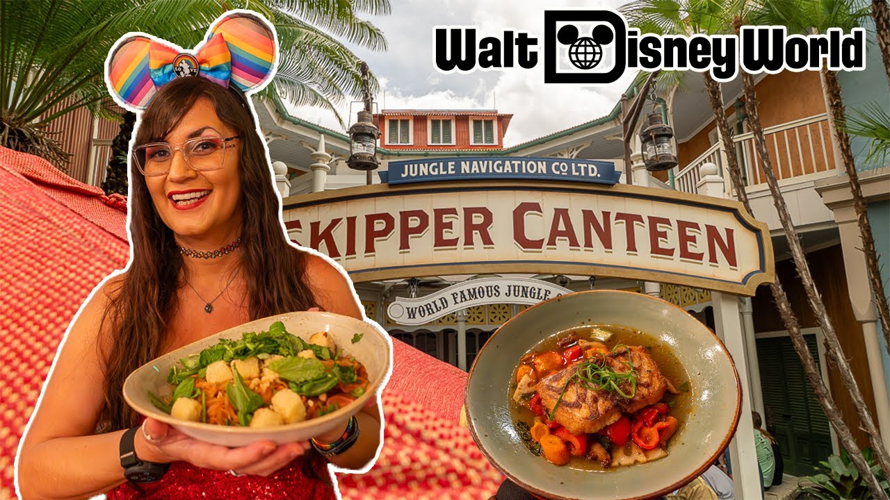 Jungle Skipper Canteen 🧭 Disney World Magic Kingdom food review - YouTube