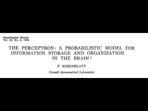 The Perceptron: A Probabilistic Model for Information Storage and ...