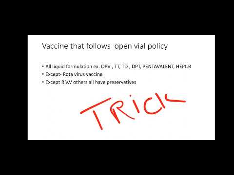 OPEN VIAL POLICY - YouTube