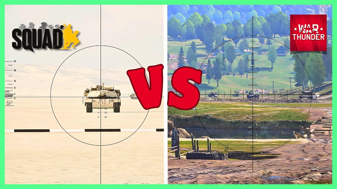 Realistic First-Person Combat: War Thunder vs Squad #squad #tanks # ...