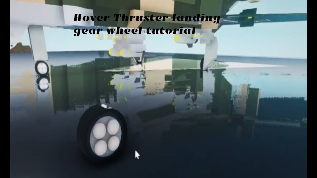 Roblox Plane Crazy | Hover Thruster Landing Gear Wheel tutorial - YouTube