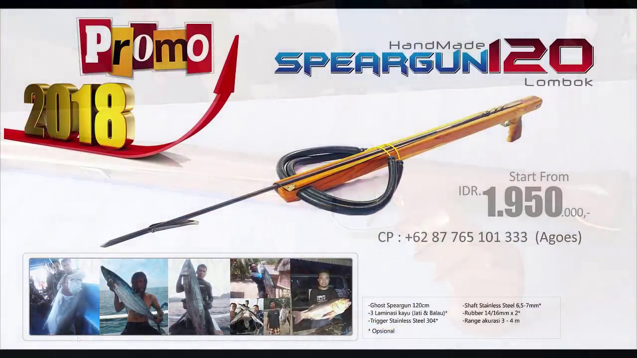 Promo speargun 2018 Panah Ikan - YouTube