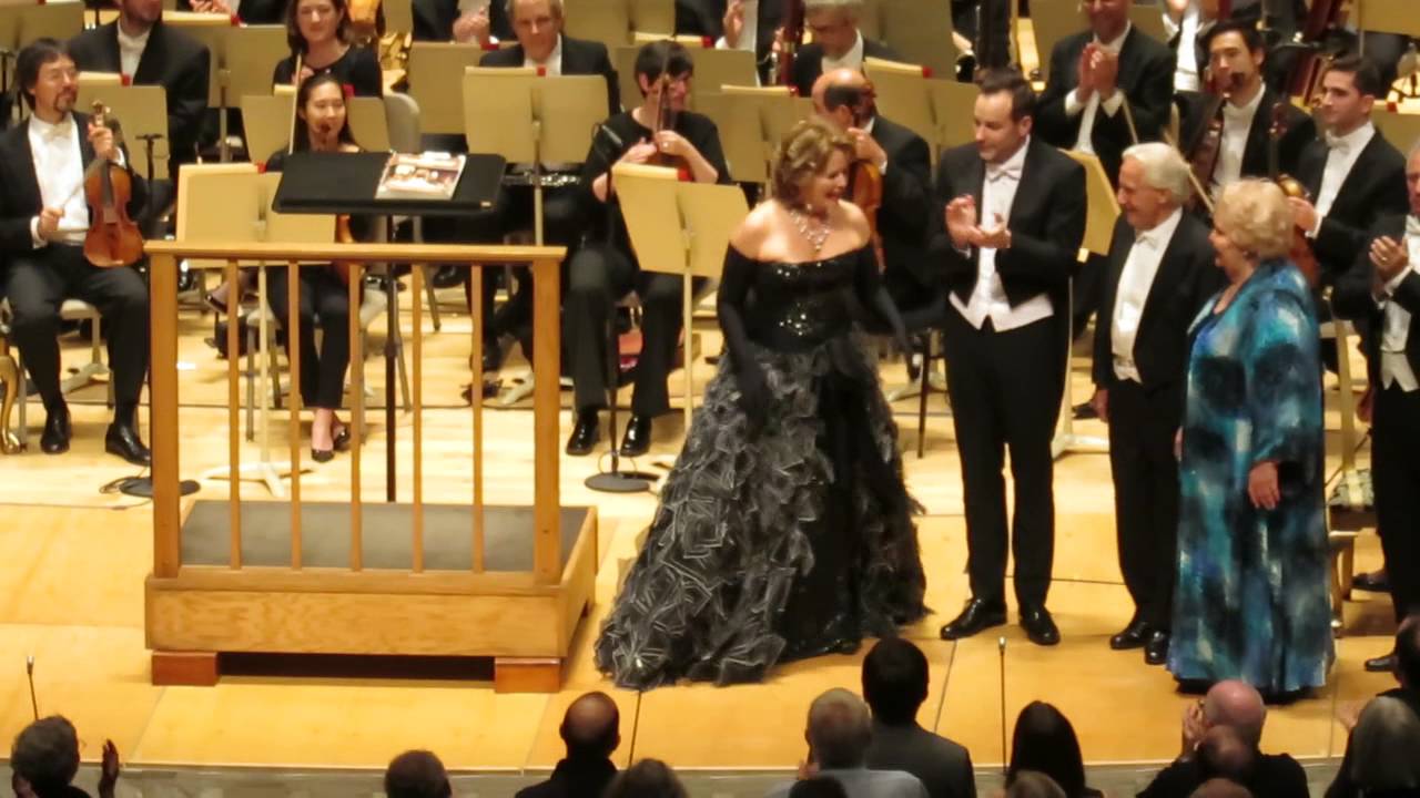 Renée Fleming and Susan Graham BSO Der Rosenkavalier curtain calls - YouTube