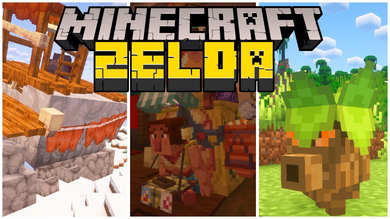 TOP 5 ZELDA Mods for Minecraft That Add Dungeons, Weapons & More - YouTube