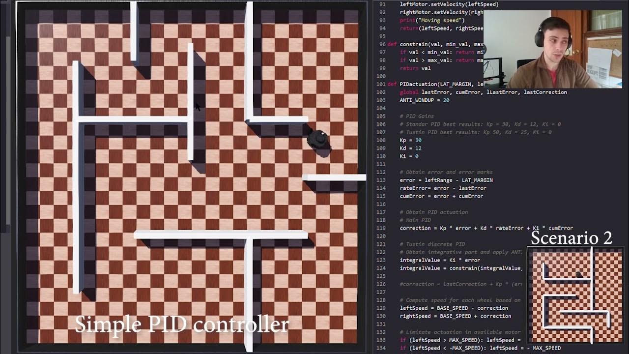 Turtlebot 3 Reactive Behaviour Wall Follower Webots Youtube